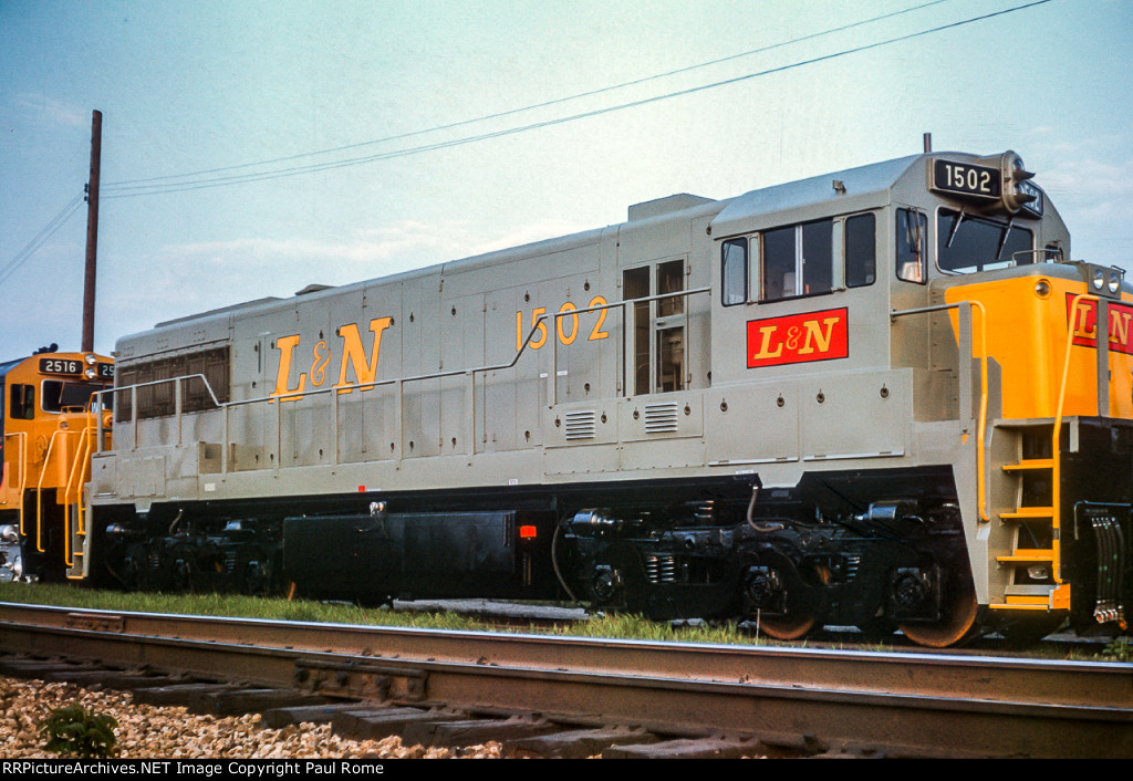 LN 1502, GE U25C, NEW awaiting pick up and delivery